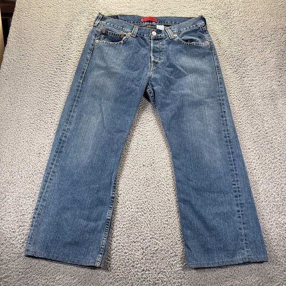 Levi's | Jeans | Levis Type Jean Men 36x3 Blue Light Wash Iconic ...